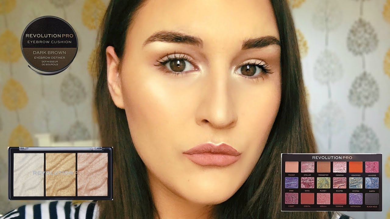 REVIEW OF THE BRAND NEW MAKEUP REVOLUTION PRO COLLECTION - YouTube