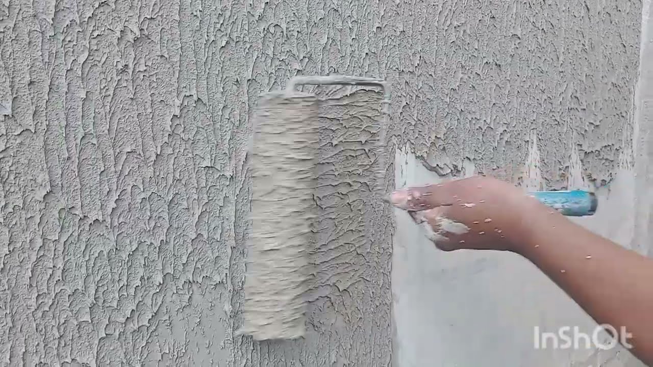 Texturizar Paredes Con Compuesto Para Juntas Y Pintura