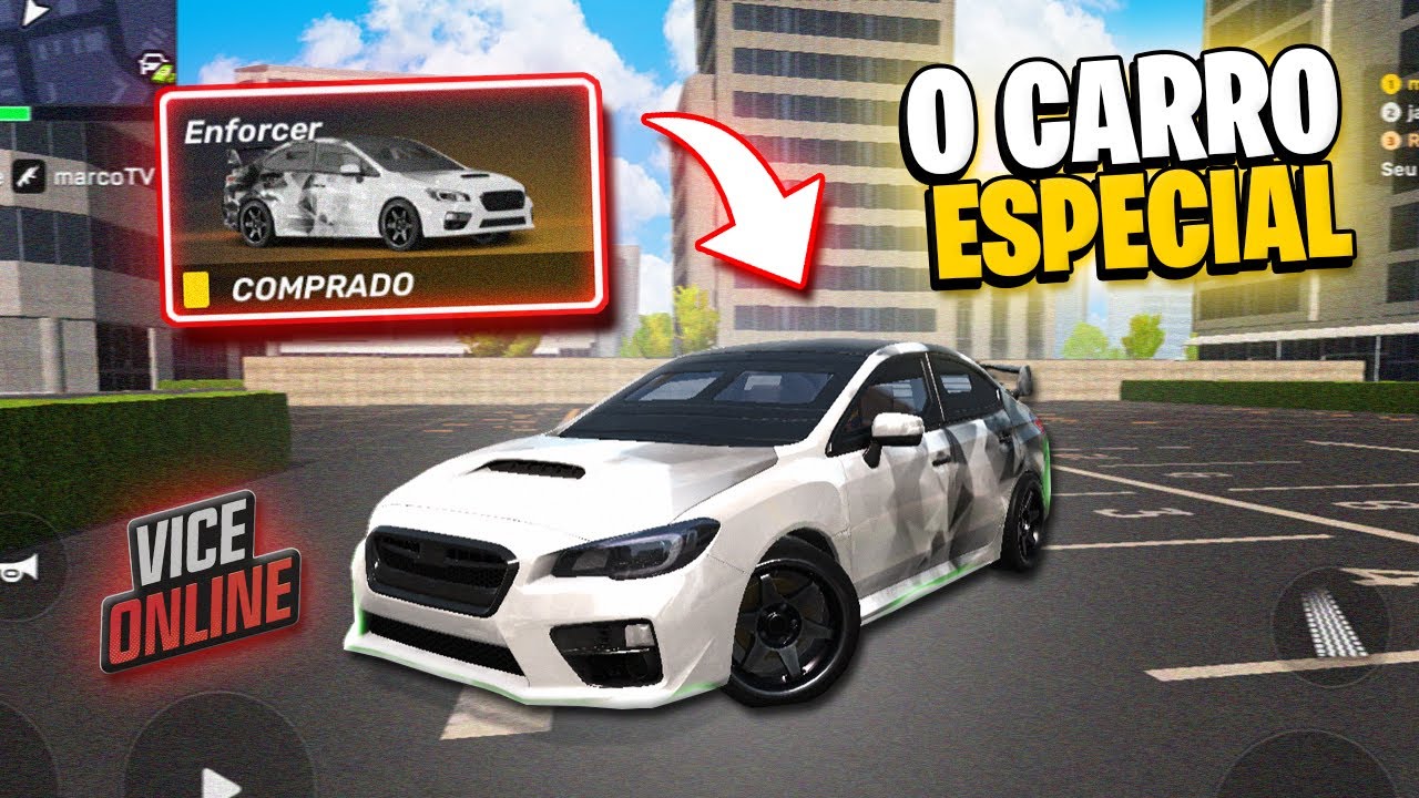VICE ONLINE - comprei o NOVO CARRO enforcer E GASTEI MUITO OURO!! - YouTube