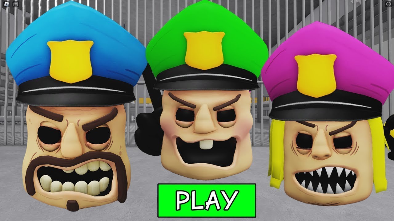 POLICE HEAD FAMILY ESCAPE! SCARY OBBY Full Gameplay PART 2 #roblox # ...