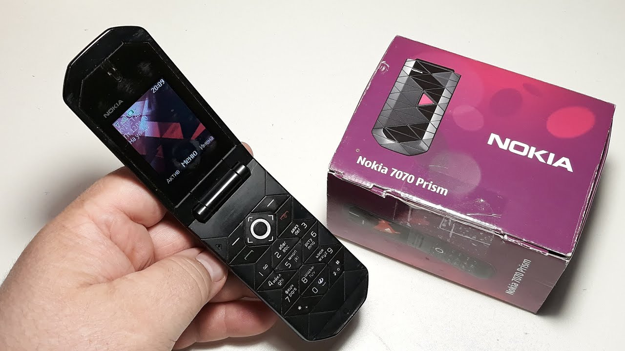 Nokia 7070 Prism. Капсула времени с русским языком 2008 год. Ретро ...