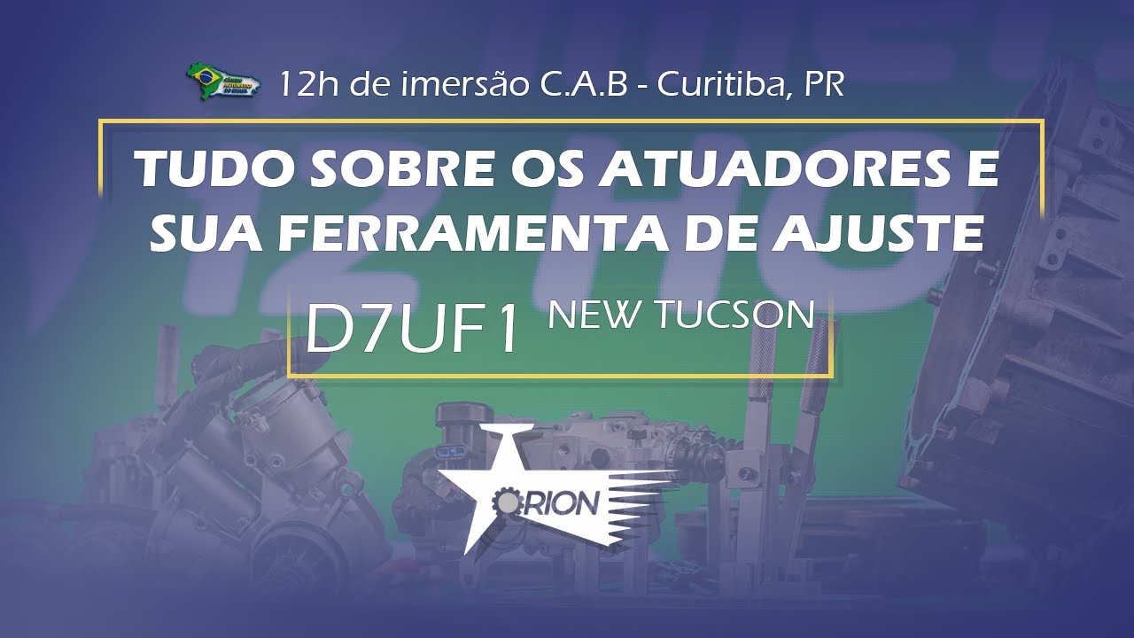 Atuadores e ferramenta transmissão automática D7UF1 HYUNDAI NEW TUCSON ...