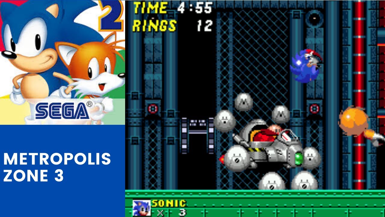 Sonic the Hedgehog 2 [ Metropolis Zone ] [ 3 ] - YouTube