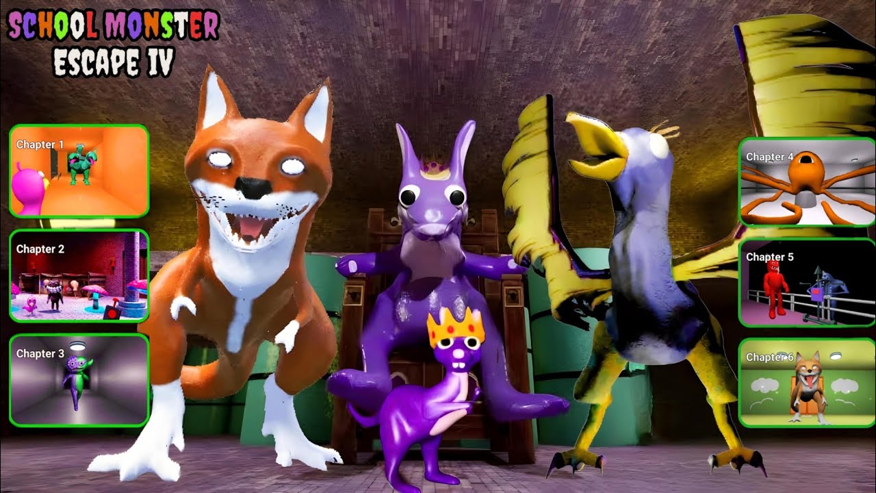 School Monster Escape 4 (New Updated Chapters 1- 5) Android Gameplay ...