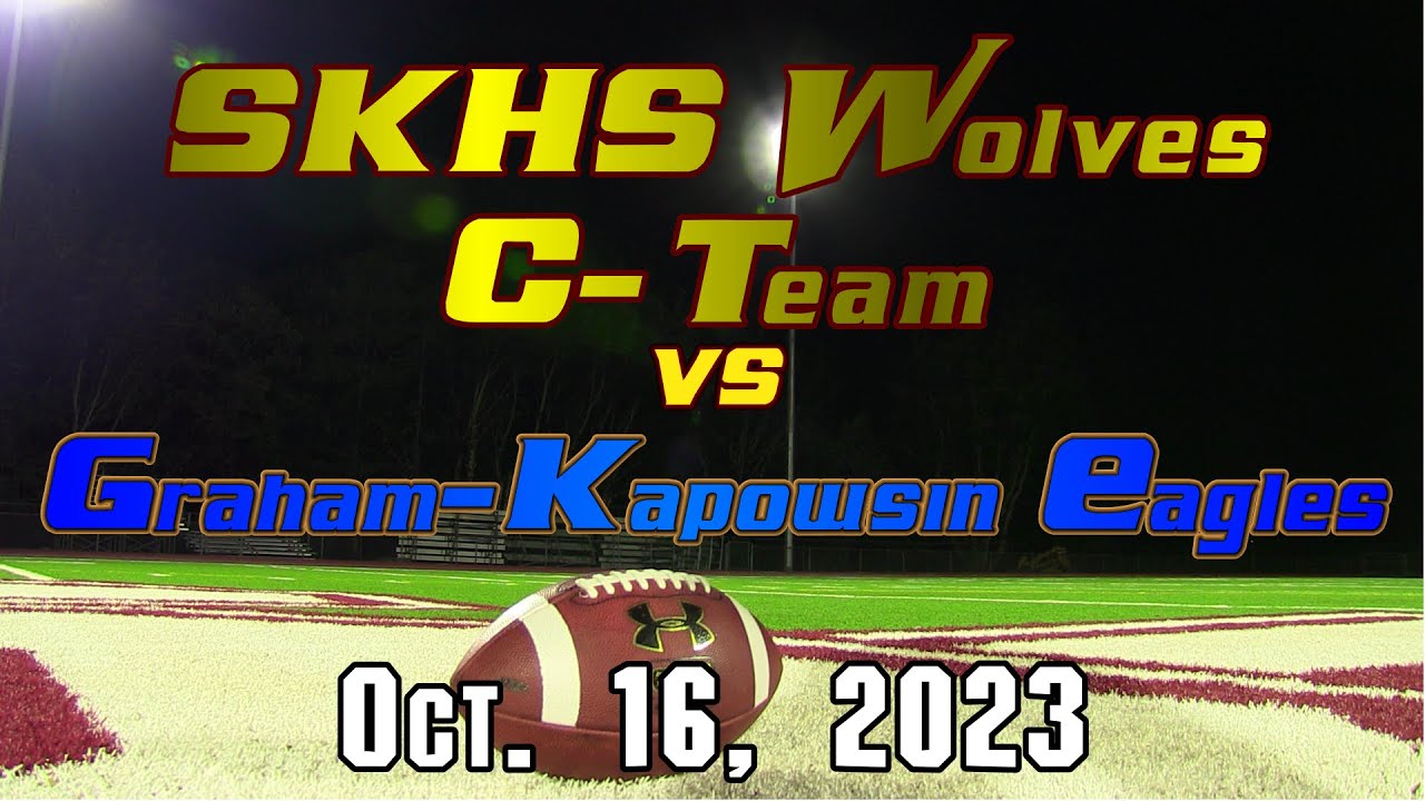 SKHS Wolves C-Team Football vs Graham-Kapowsin Eagles - October 16 ...