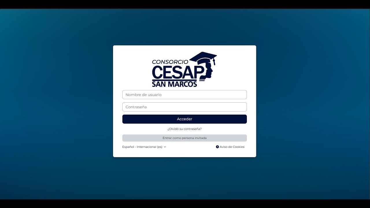 TUTORIAL CAMPUS CESAP SAN MARCOS - YouTube