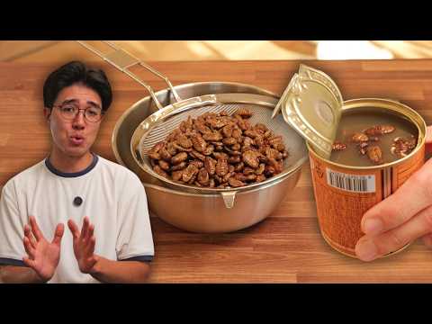 I Made Miso With Korean Canned Silkworms