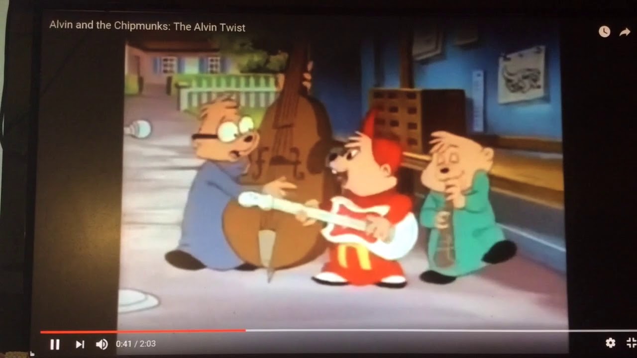Alvin and the chipmunks .The Alvin twist - YouTube