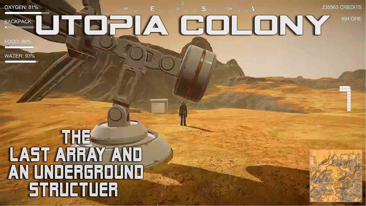 Utopia Colony ep-7 The last Array & an Underground Facility Mars | Mining| Solar System - YouTube