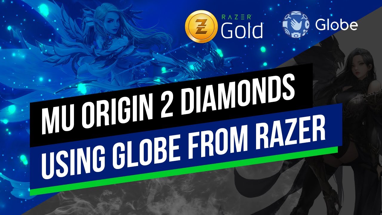 HOW TO BUY MU ORIGIN 2 DIAMONDS USING GLOBE - Razer Gold - YouTube