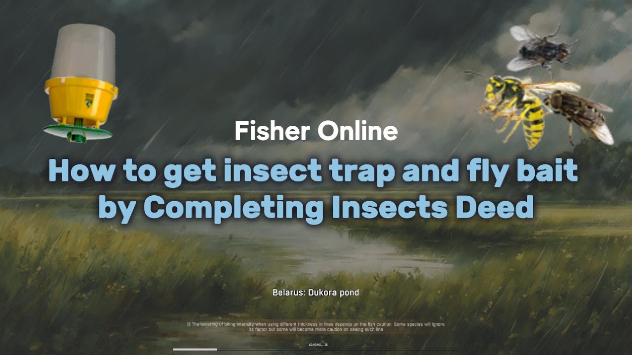 How to Unlock Insect Trap in Fisher Online | Complete Insects Deed ...