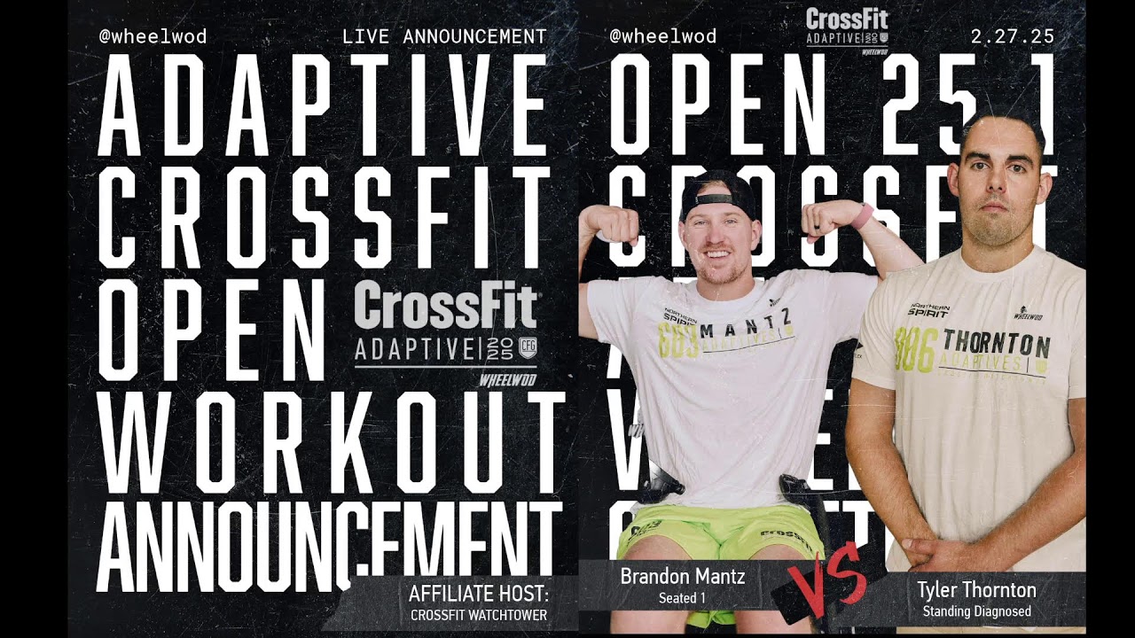 Adaptive CrossFit Open 2025 - 25.1 - YouTube