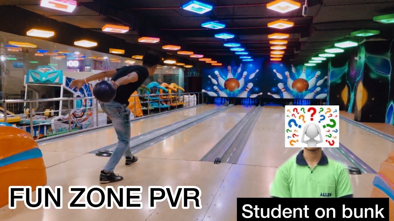 Bowling Crew PVR Fun Zone Kota || Cinemall || Allen student on Bunk - YouTube