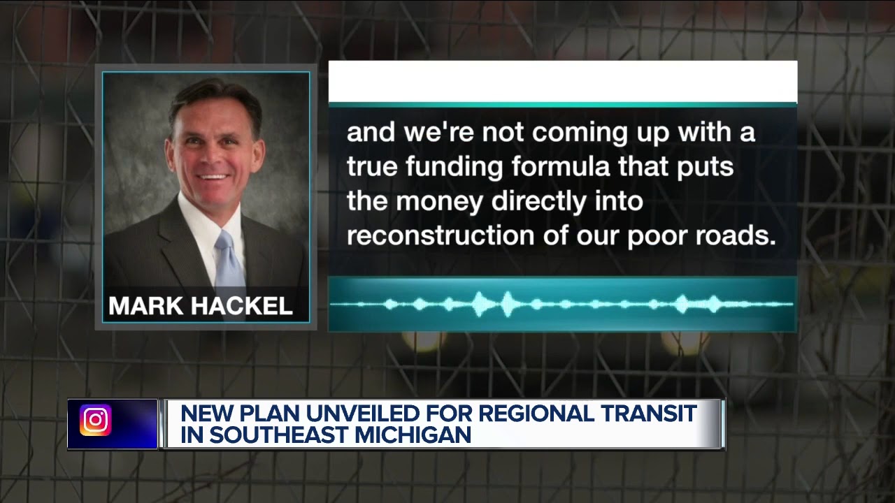 Wayne County Executive Warren C. Evans presents new transit plan - YouTube