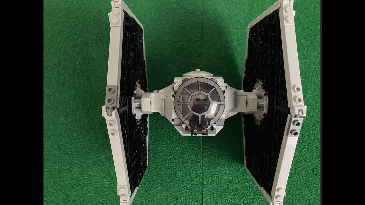 Tie fighter - (Stop motion build) - YouTube