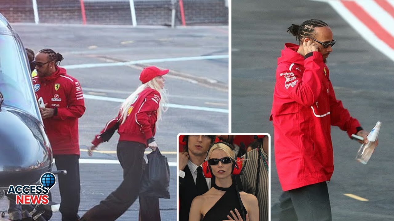🏁 Anya Taylor-Joy Flies with Lewis Hamilton After British GP Drama! 🚁💔🔥 ...