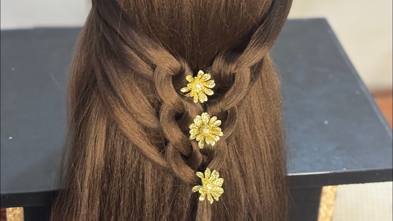 Very easy hairstyle / easy open hairstyle/ without electronics ...