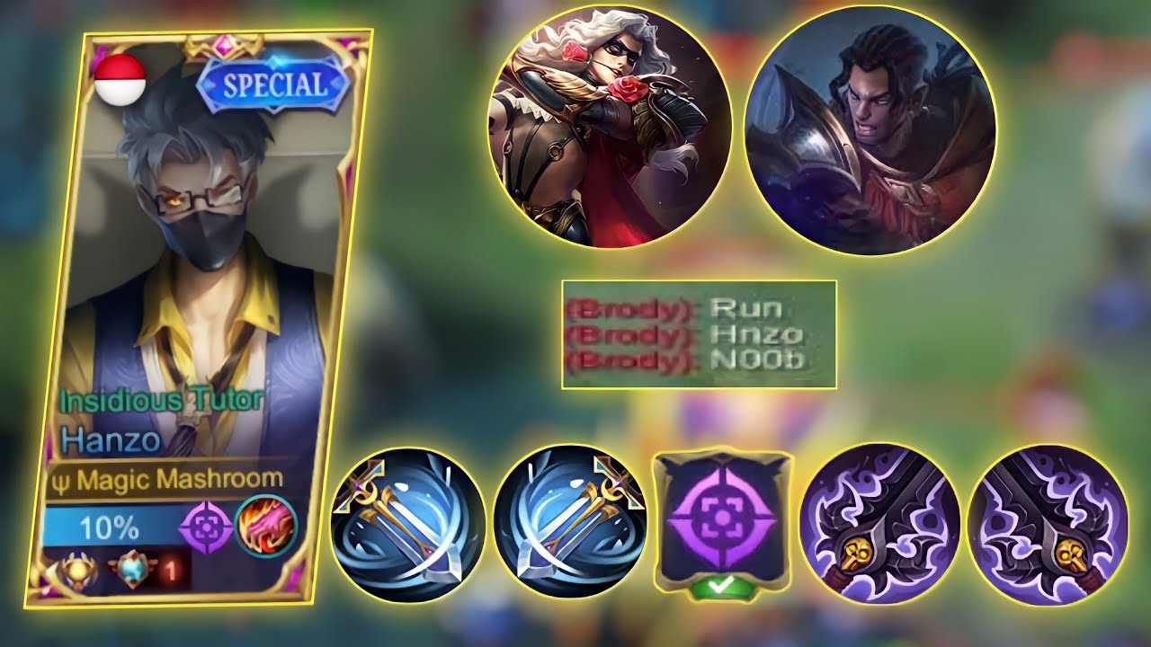 Carrying a Team That Is Too Burdensome | Top 1 Global Hanzo 2021 ...