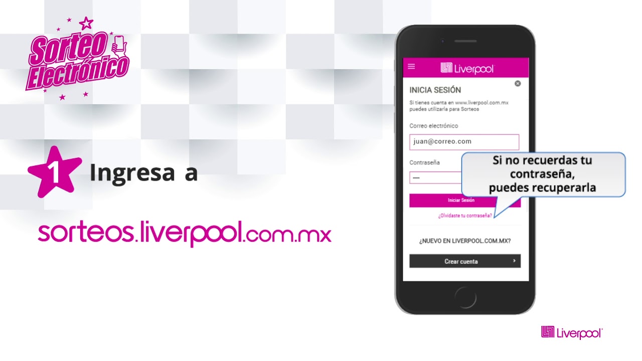 Como registrar tus tickets en sorteos Liverpool - YouTube