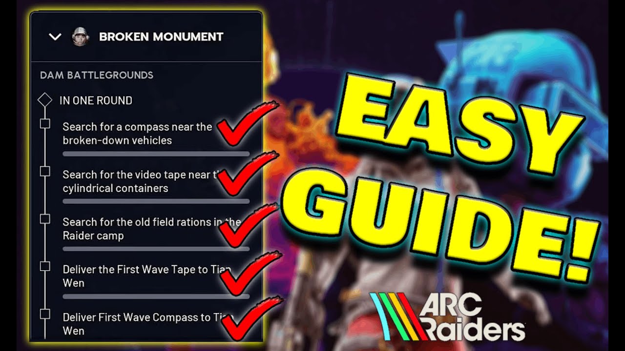 ALL LOCATIONS FOR 'BROKEN MONUMENT' (ARC RAIDERS) - YouTube