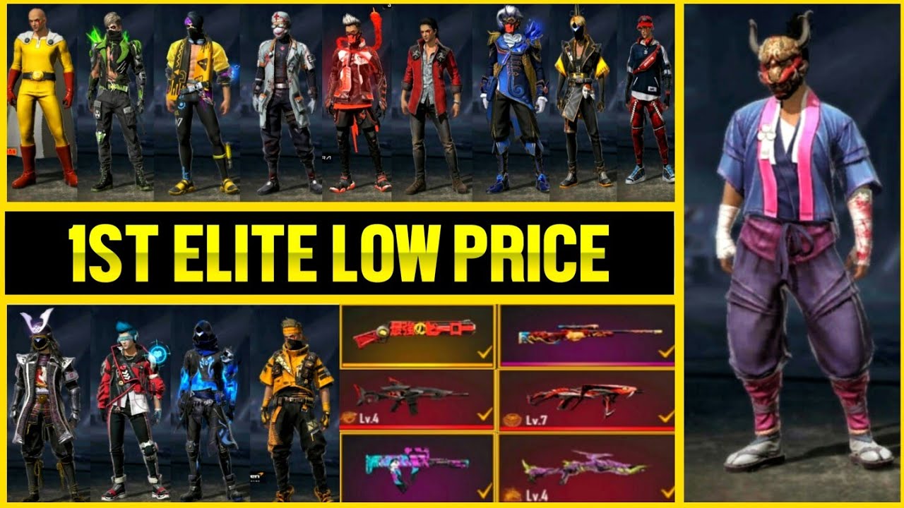 1st Elite | Low Price | Good Collection | Free Fire Account Sale|தமிழ் ...