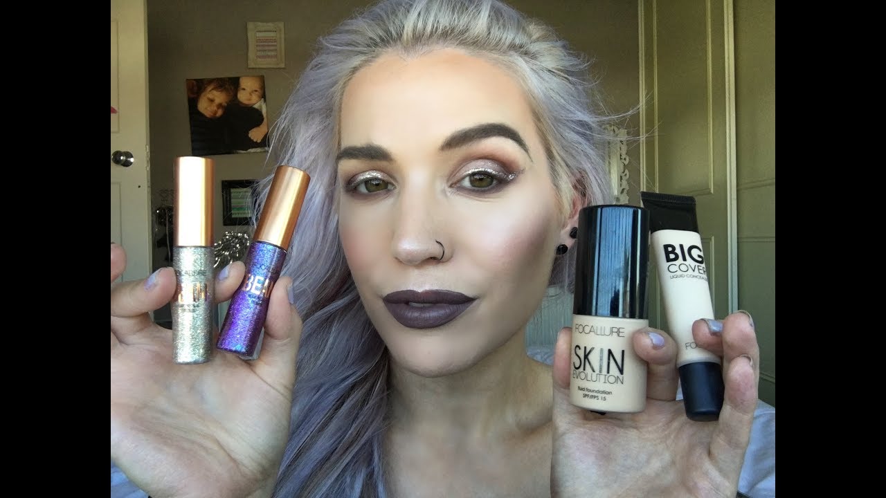 FULL FACE OF FOCALLURE // Foundation, Concealer, Eyeliner…OH FOCK - YouTube