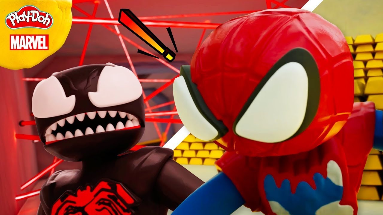 Spider-Man vs. Venom! | Animation for Kids | Cartoons for Kids | Play ...