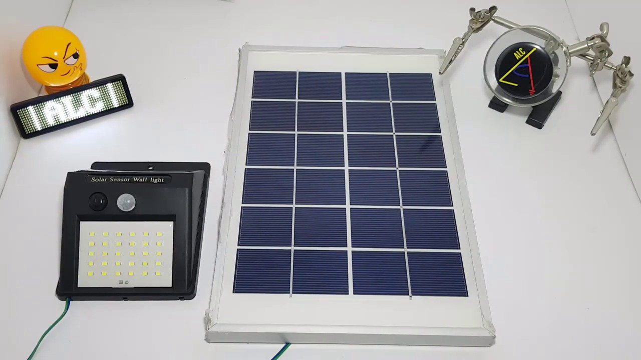 Membuat Lampu Solar Cell Murah Dan Menyala Terang Selama 12Jam - YouTube
