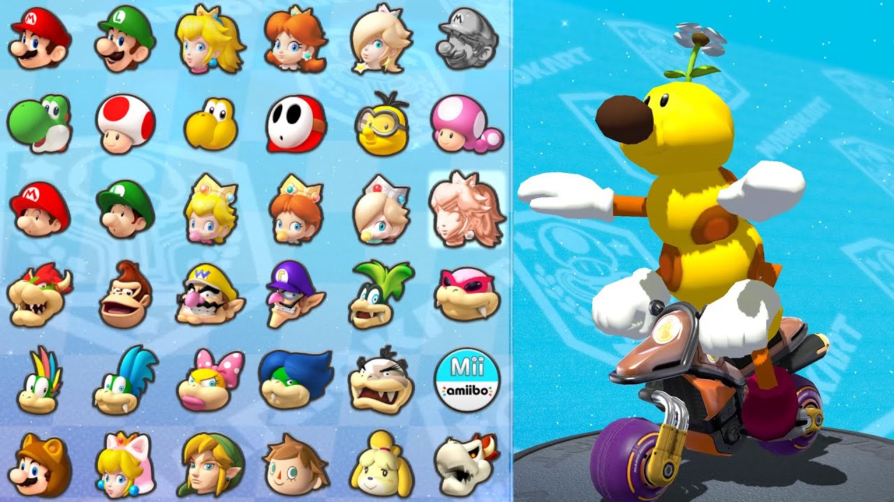 Wiggler in Mario Kart 8 (Shell Cup) 4K60FPS - YouTube