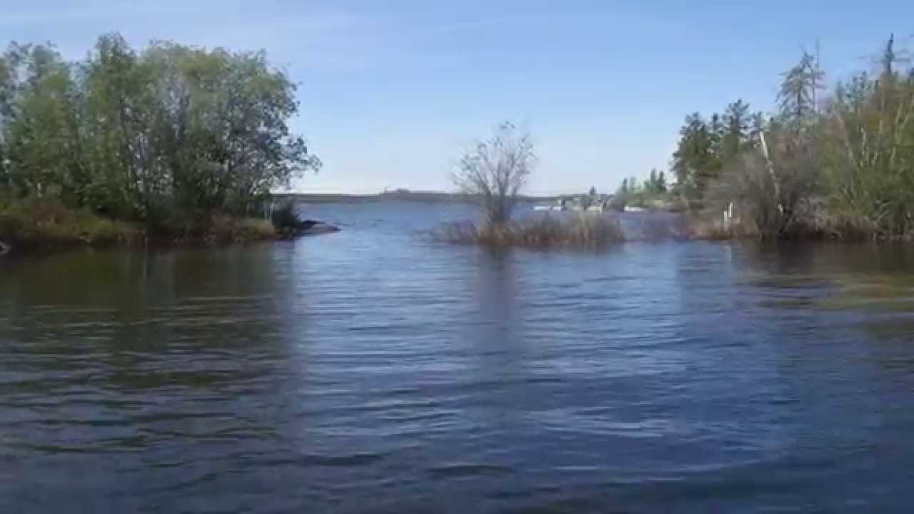 Harding Lake, NWT. Walk in lake - YouTube