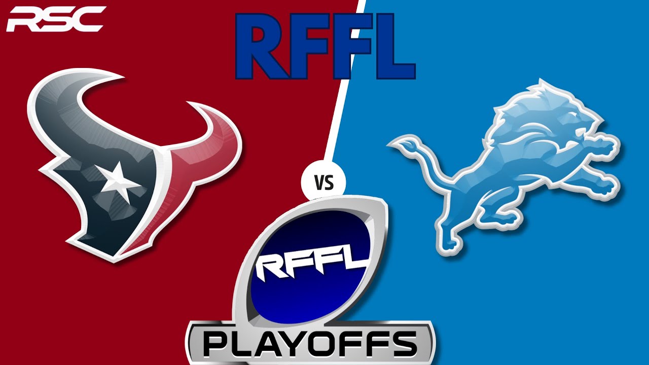 Houston Texans VS Detroit Lions | RFFL Wildcard - YouTube