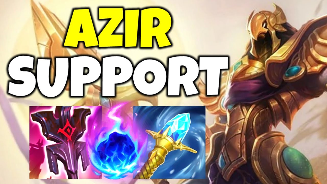 AZIR SUPPORT IS 100% UNFAIR AND I SHOW YOU WHY (MAX DAMAGE) - YouTube