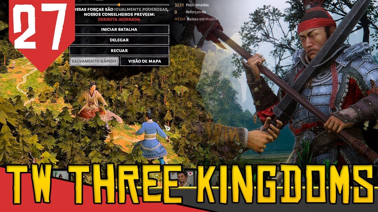 HEADSHOT da Sun Ren - Total War Três Reinos Lu Bu #27 [Série Gameplay ...