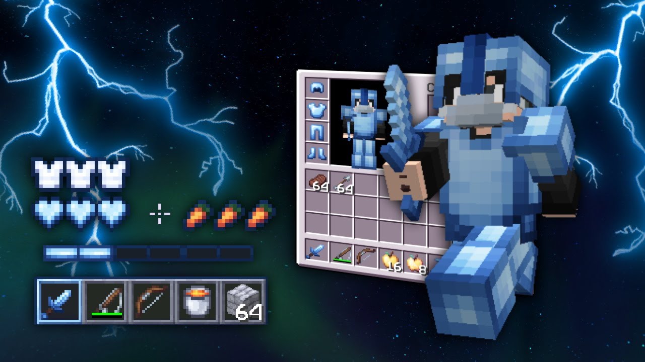 Snow Fault [16x] (FPS+) | MCPE PVP TEXTURE PACK (1.20) w/Java UI - YouTube