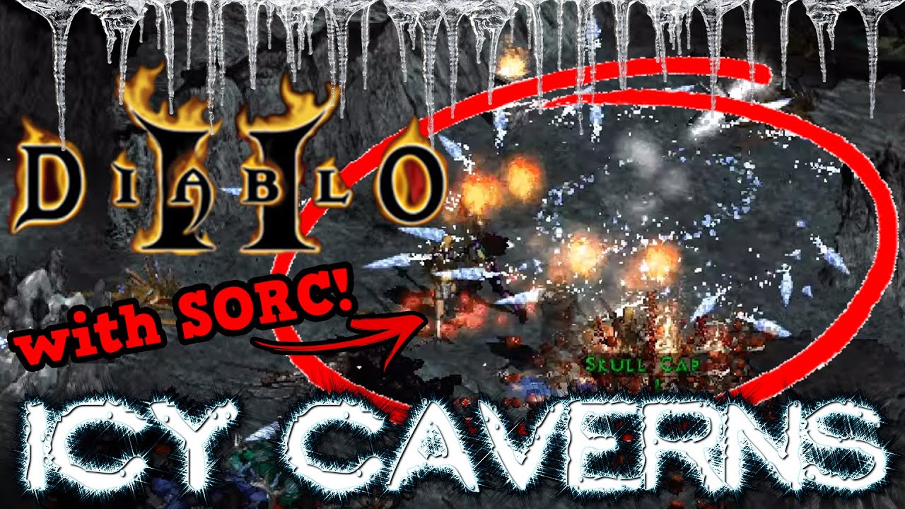 Running NEW "Icy Caverns" Map w/ Sorceress & Javazon! - YouTube