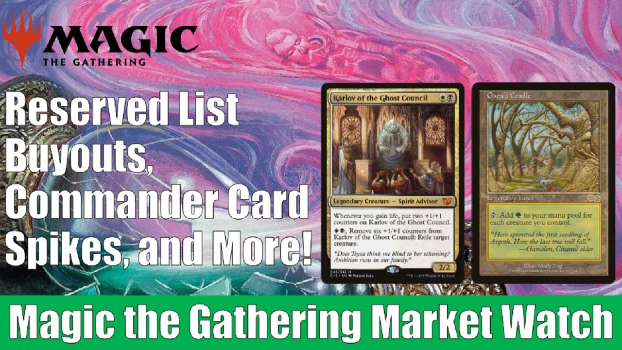 MTG Market Watch: Reserved List Buyouts, Commander Card Spikes, and ...