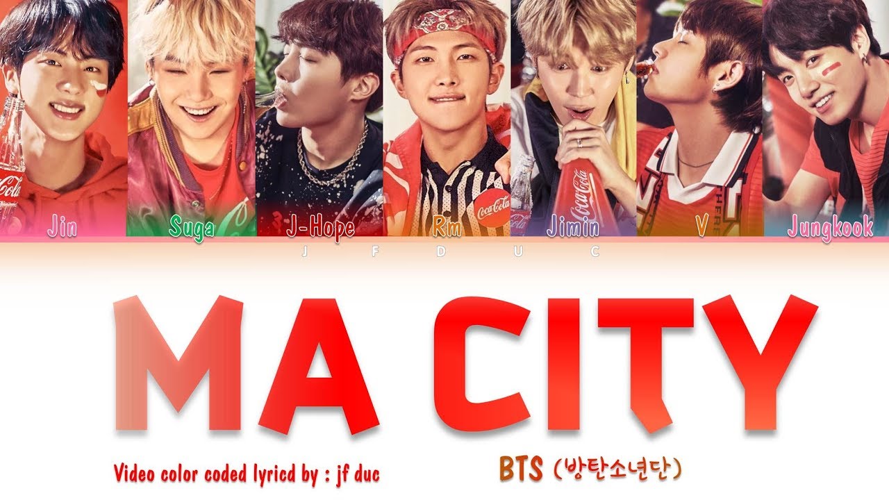 BTS - MA CITY [HAN|ROM|ENG Color Coded Lyrics] - YouTube