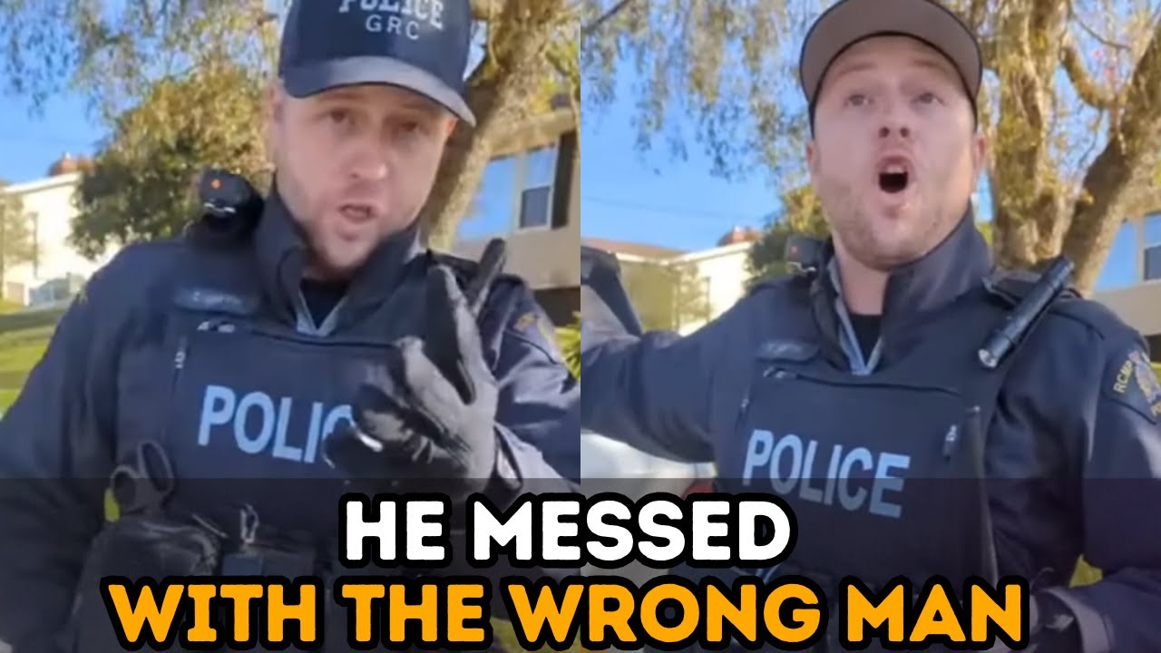 Cop Fragile Ego Shattered After Being Called A Public Servant - YouTube
