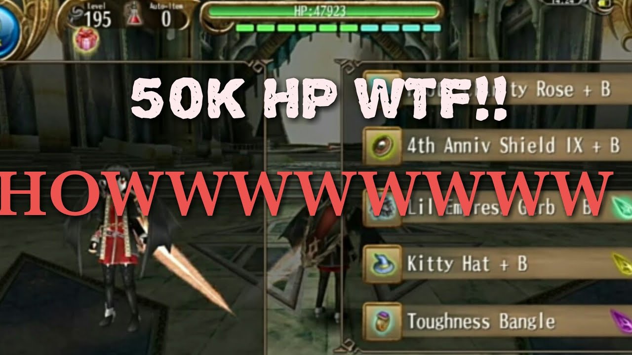 Toram online huge amount of hp . Tank build - YouTube