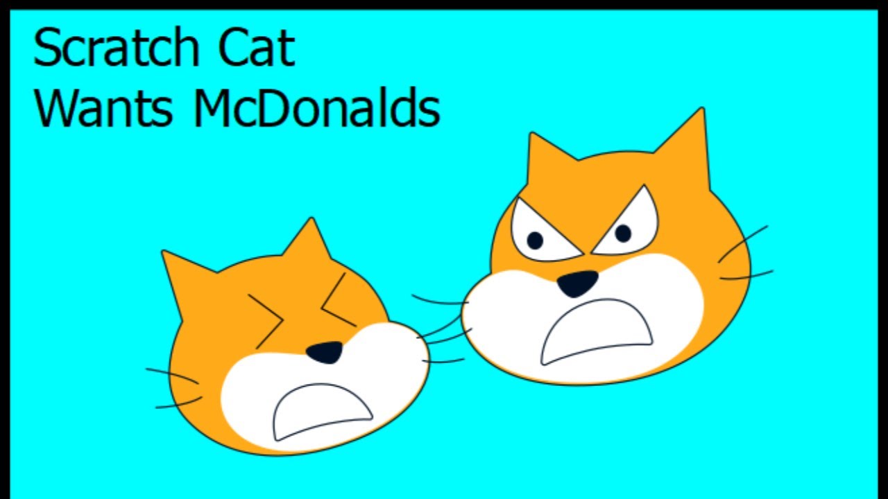Scratch Cat Wants Mcdonalds - YouTube