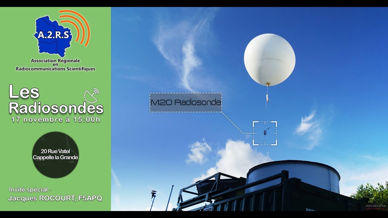 Conférence – Les radiosondes et ballons météorologiques - YouTube