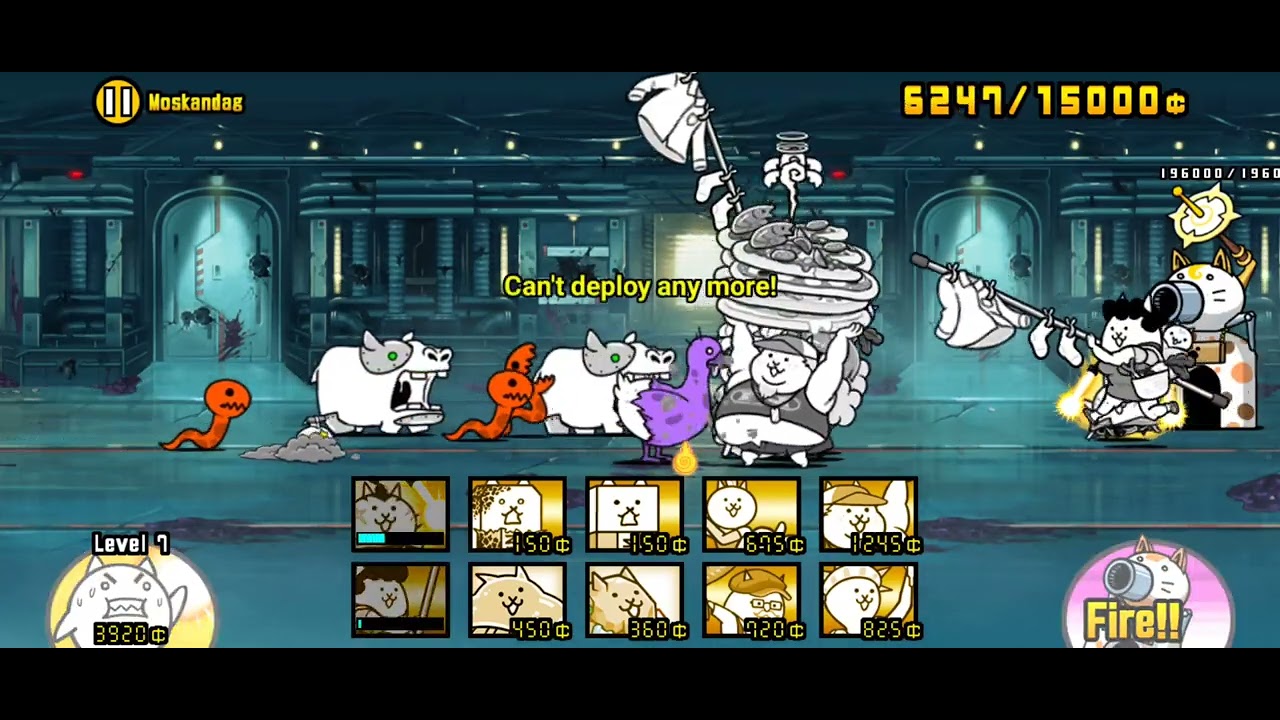 The Battle Cats // CotC 1 Outbreak Moskandag - YouTube