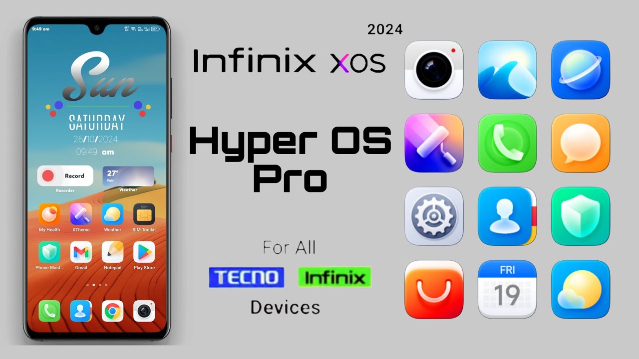 Hyper OS Pro 🔥 Theme For All Tecno & Infinix Devices | Hyper OS Theme ...