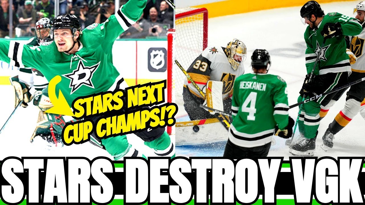 Dallas Stars DEFEAT the Golden Knights! Vegas Golden Knights vs Dallas ...