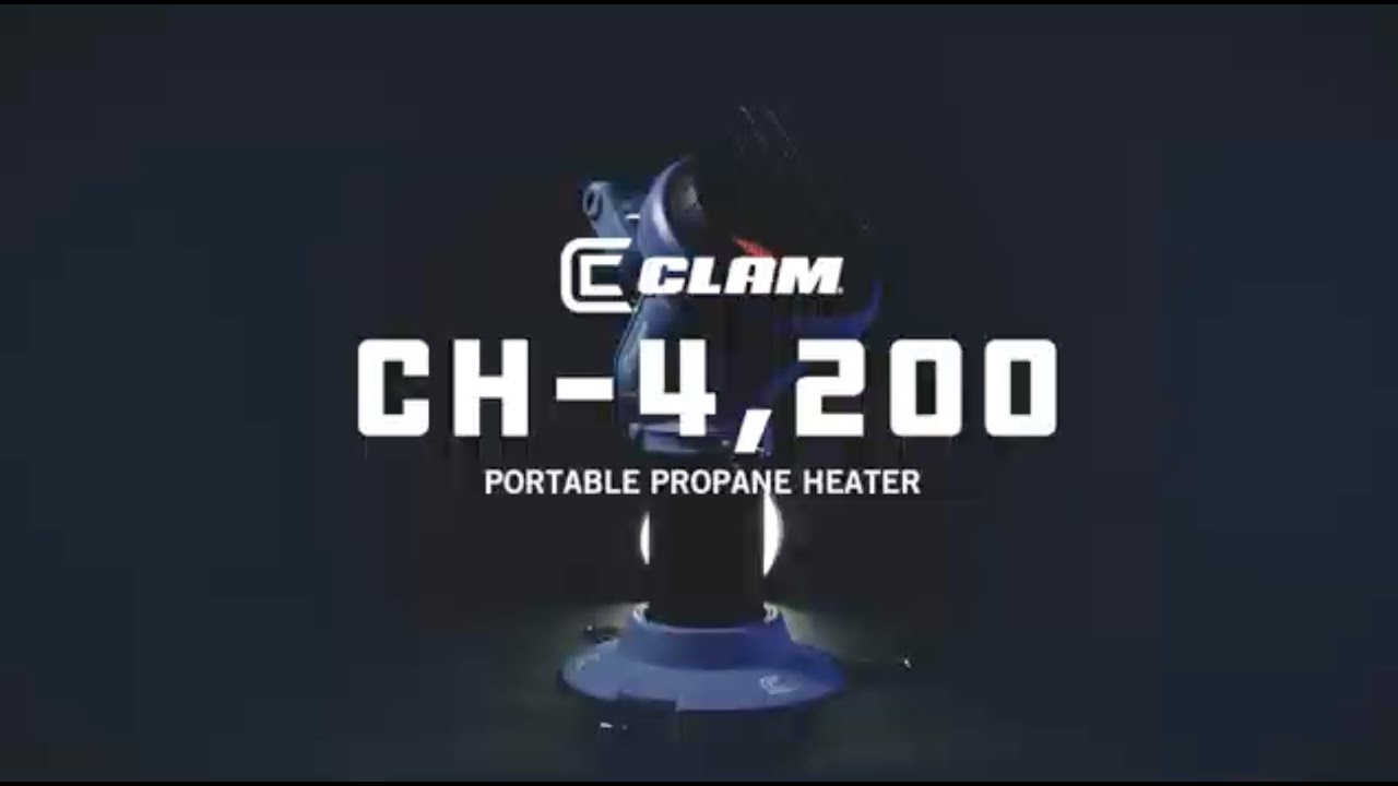Clam Outdoors CH-4200 Portable Heater Instructional Video - YouTube