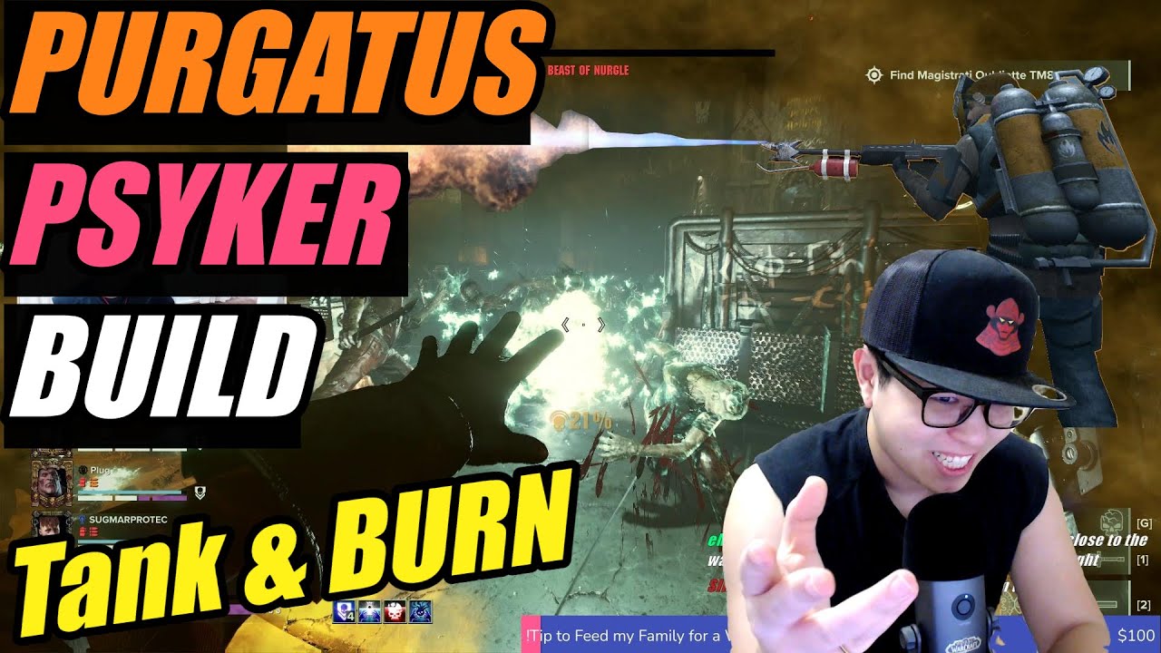 Darktide - Purgatus (Tanky) Psyker Build & Gameplay - Your Enemies will ...