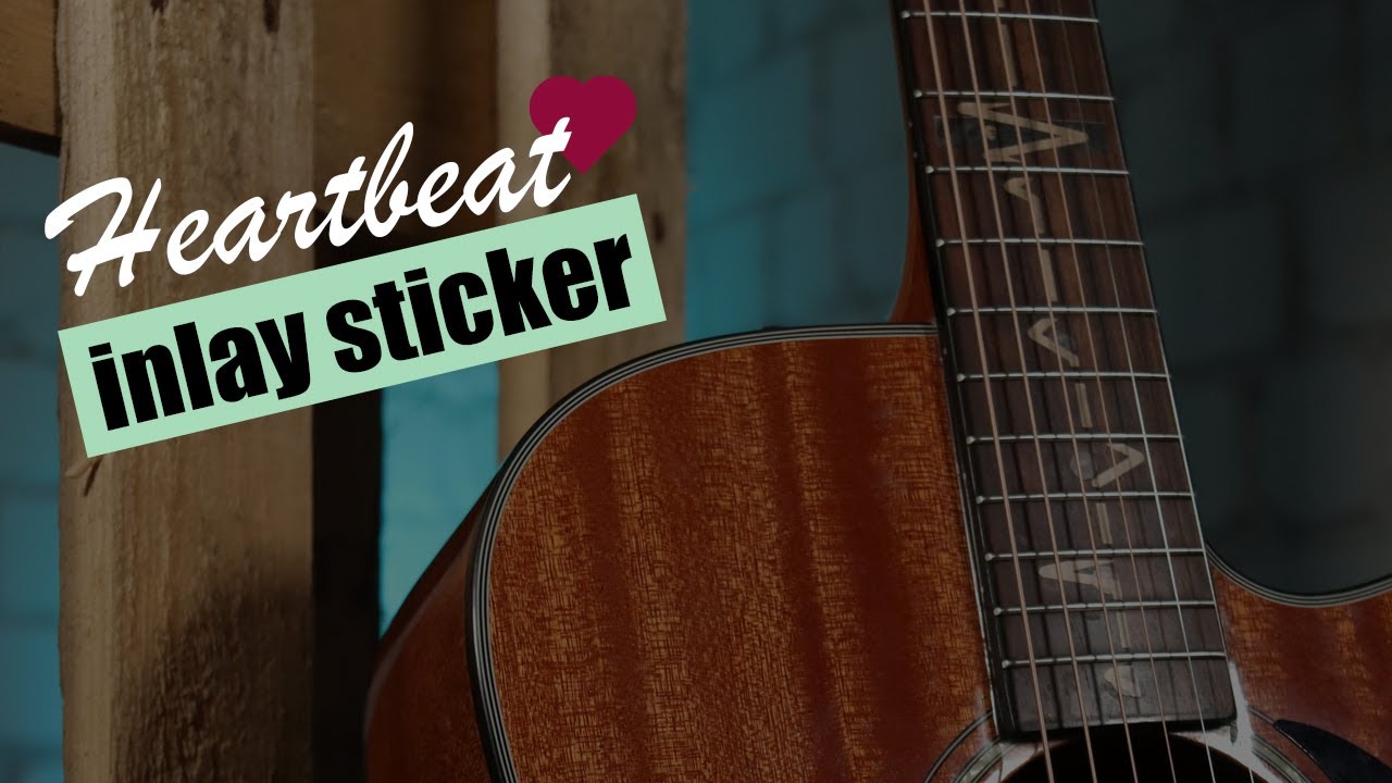 Heartbeat Inlay Stickers by fretlook (Ed Sheeran - I See Fire Guitar ...