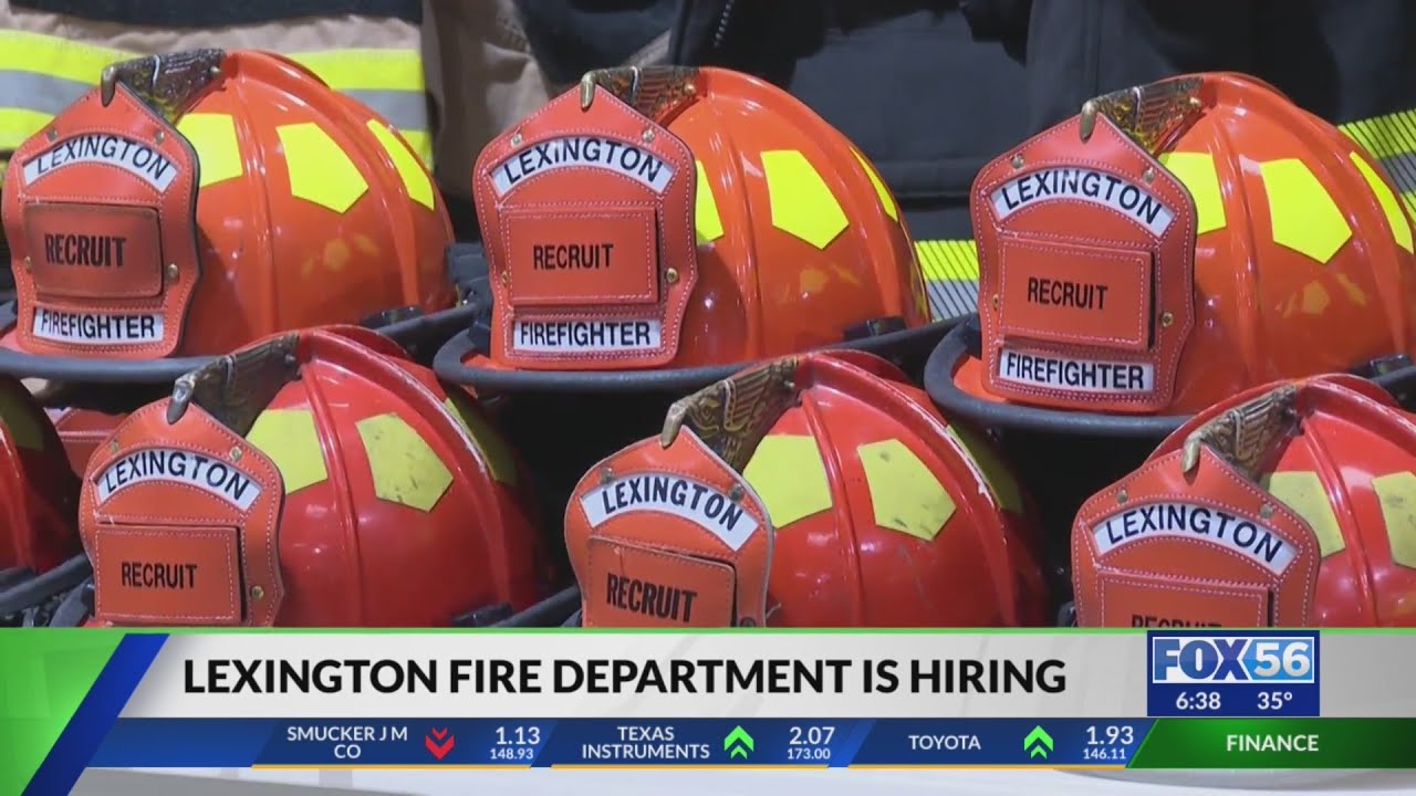 Lexington Fire Department is looking for candidates - YouTube