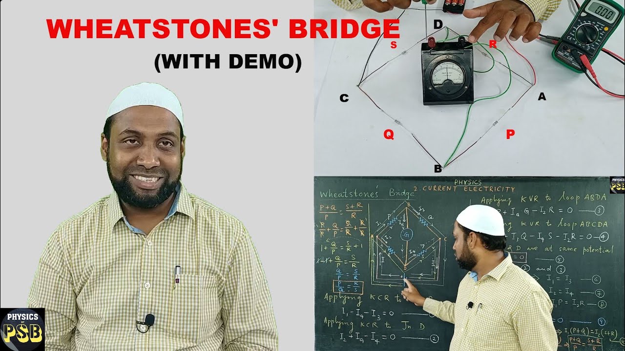 Wheatstone's Bridge| Demonstration| Current Electricity| Class 12 ...