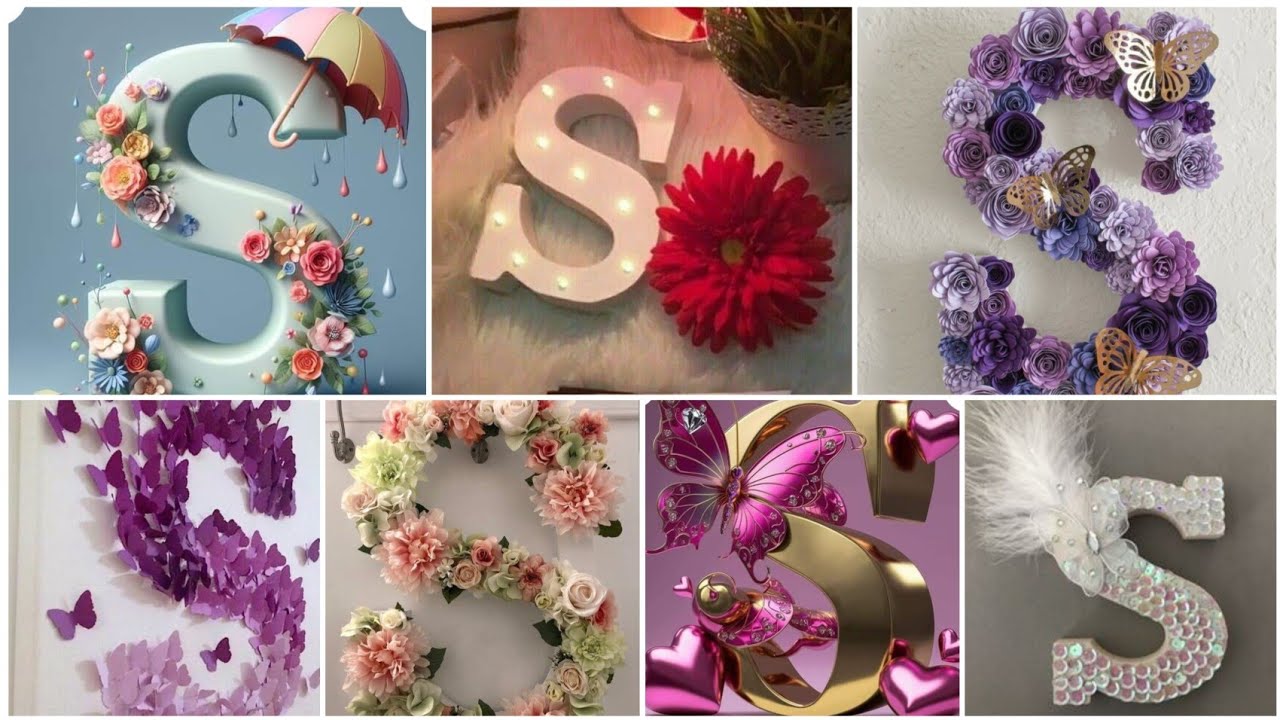 s letter dps for Whatsapp| s letter - YouTube